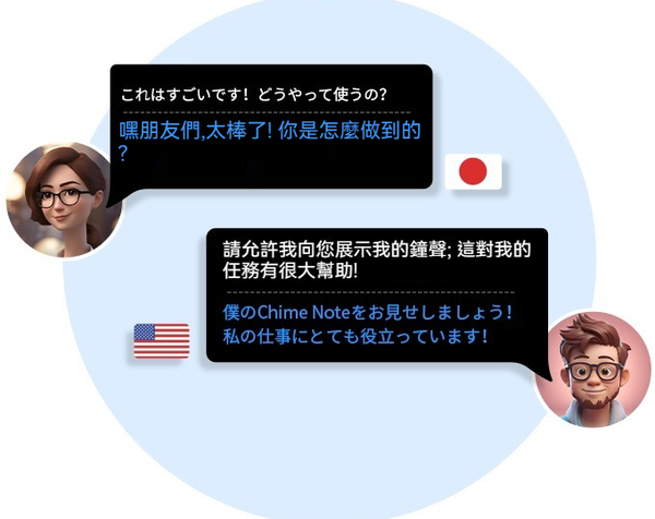 Chime Note X Pro 超效率ChatGPT AI智能翻譯錄音卡｜台灣首發集購